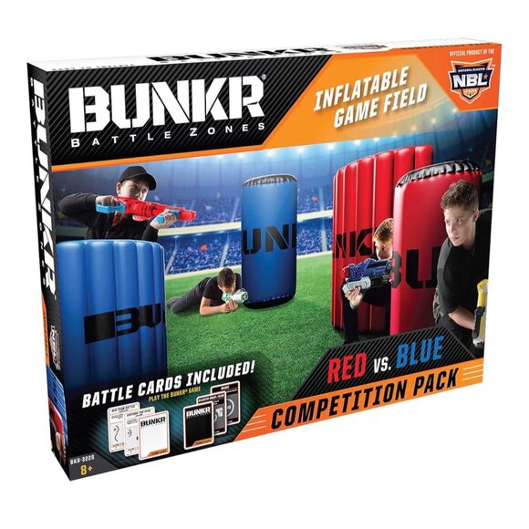 Bunkr Battle Zone | Toys | Bunkr Battle Zones Inflatable Game Field Red ...